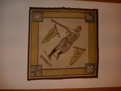 1914 B18 Blankets - Ray Demmitt Detroit A.L. White Infield Green ...