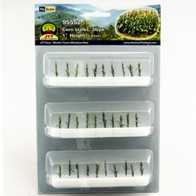 JTT Scenery Products ~ HO scale ~ Corn Stalks 1" tall 30/PK~ 0595552 | eBay
