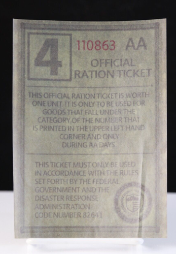 2023 Universal Studios Halloween Horror Nights FEDRA Ration Ticket Last ...