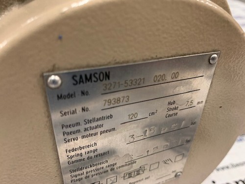 Samson Pneumatic Diaphragm Actuator - 3271-53321 w/Warranty | eBay