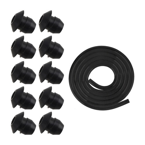 10X Fuel Tank Bushing Grommet+2X Fuel For Husqvarna 580457501 Replaces ...