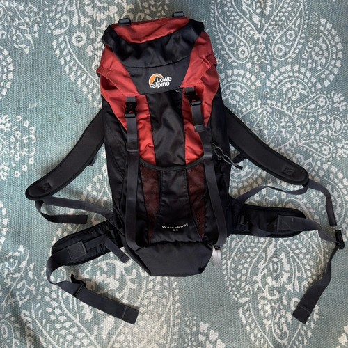 Lowe Alpine Walkabout 35 Hiking Trailing Backpack Black Red With Orange ...
