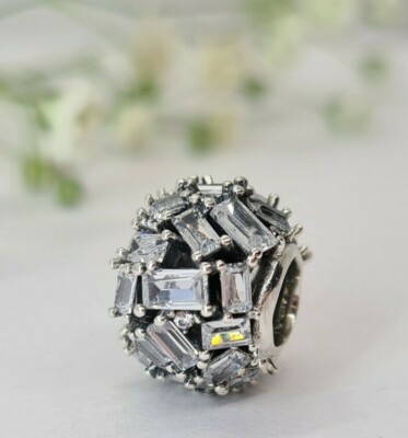 Pandora pouch NEW Chiselled Elegance Charm 797746CZ sale retired | eBay