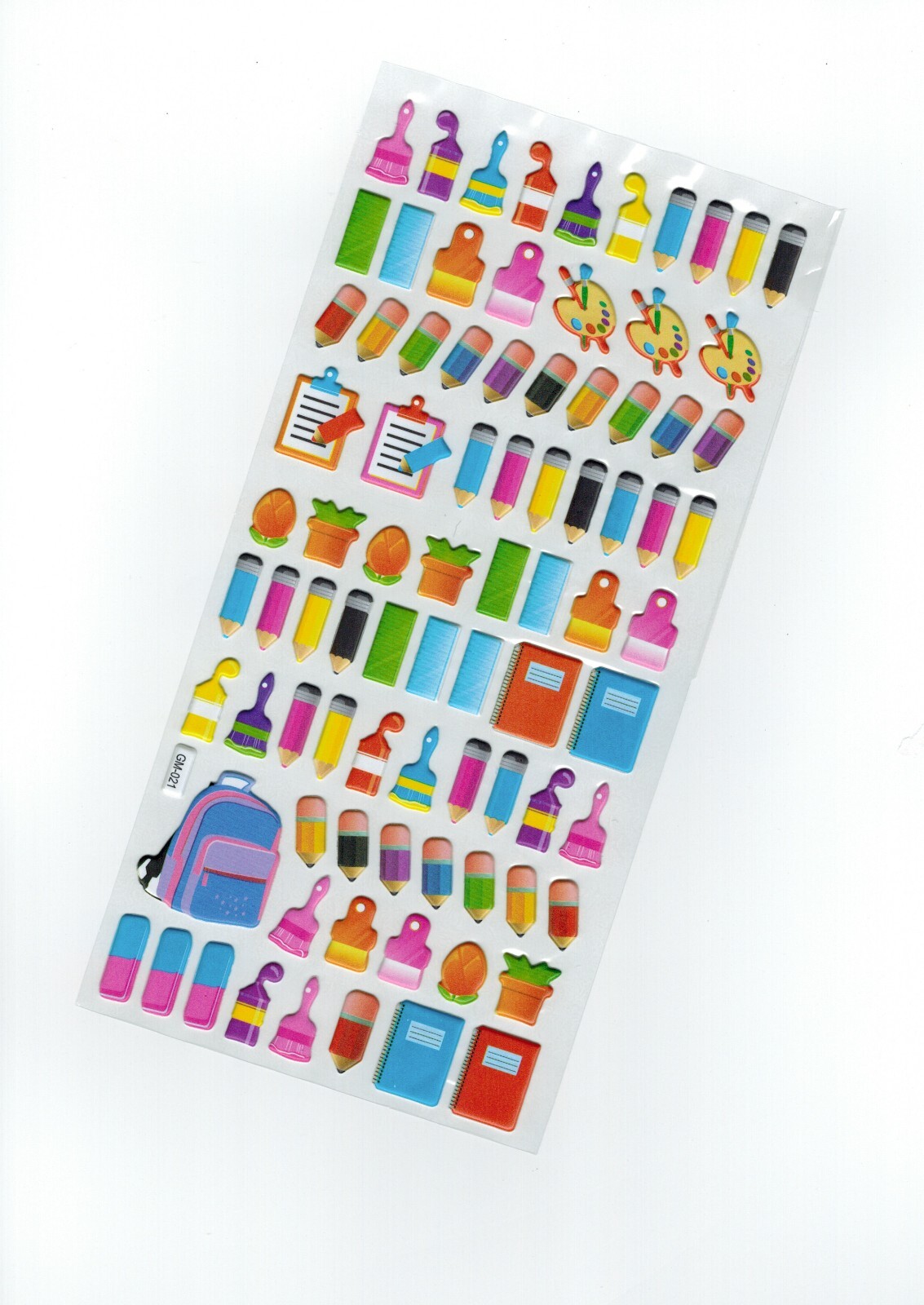 NEW! Fun Scrapbooking Stickers | School Backpack Pencil Educational ...