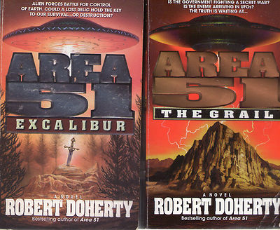 Complete Set Series - Lot of 9 Area 51 books by Robert Doherty (Sci Fi ...