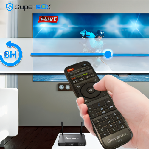 exciting +18 APPS SUPERBOX S6 PRO TV BOX Media Player Bluetooth voice ...