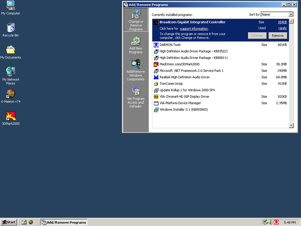 Mini Industrial Windows 2000 PC - Serial, Parallel, 4GB Ram, 16+60GB ...