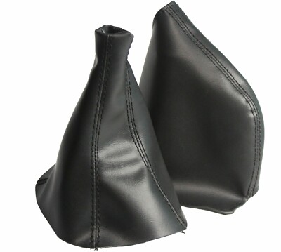 Fits 86-92 Toyota Supra MK3 Vinyl Manual Shift & EBrake Boot SET Black ...