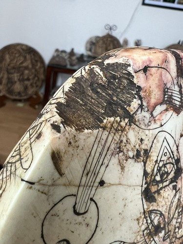 Ojuelos de Jalisco Alien Carved Stone.Authentic Aztlan Artifact ¥ DNA ...