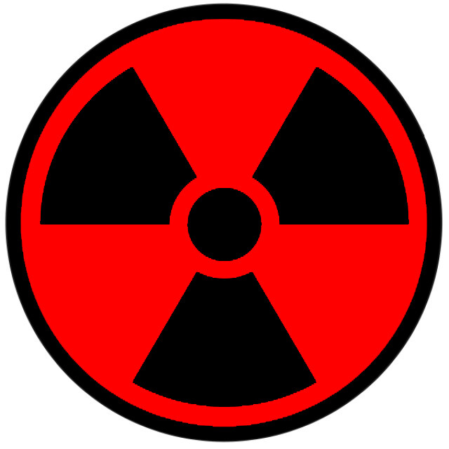 Red Radiation Symbol Examples Of Radiation Signs And Symbols For Work