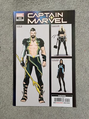 Captain Marvel #22 2nd Print Variant Ove Molina Marvel 2020 NM | eBay