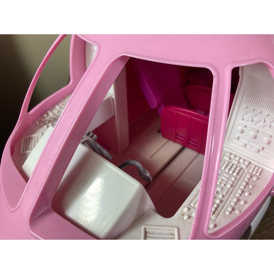 Vintage 1998 Barbie Mattel Airplane Plane Playset Pink Jumbo Jet ...