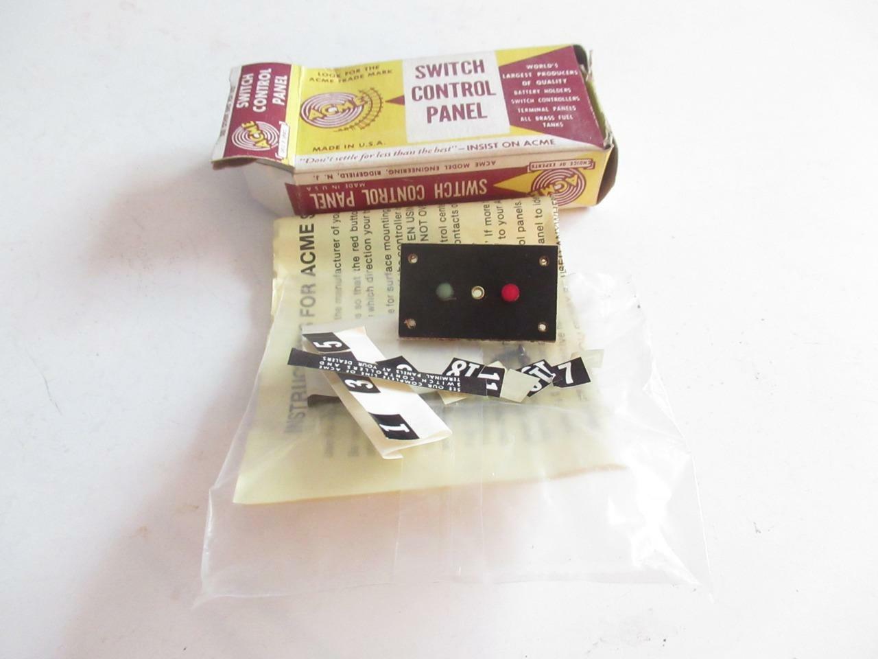 ACME SWITCH CONTROL PANEL - BOXED - H32 | eBay