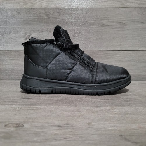 UGG Lakesider Zip Puff Boots Black Women's 7.5 | eBay