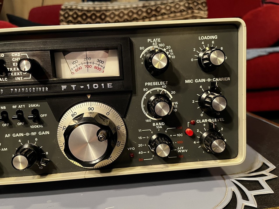 YAESU FT-101E SSB 100W Ham Radio Transceiver as Is | eBay