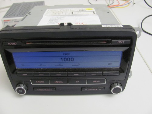 Radio VW Caddy RCD310 RCD 310 Modell 2011 1K0035186AB | eBay.de