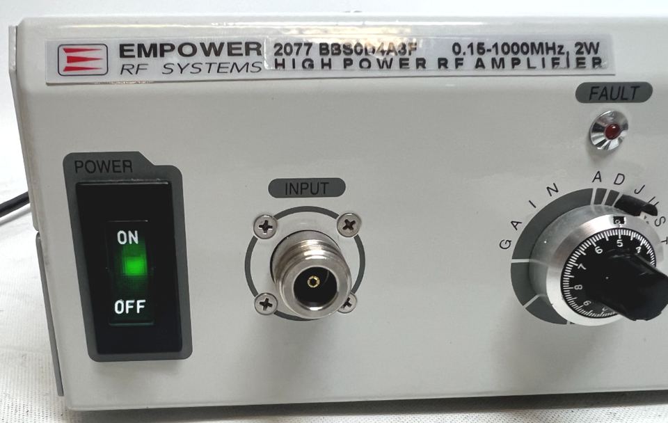 Empower RF Systems 2077 BBS0D4A3F 2 watt RF amplifier 0.15 0 1000Mhz | eBay
