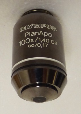 Olympus Microscope 100X oil immersion Plan Apochromat Objective ...