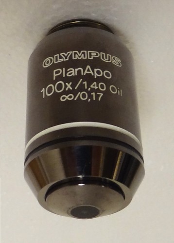 Olympus Microscope 100X oil immersion Plan Apochromat Objective ...