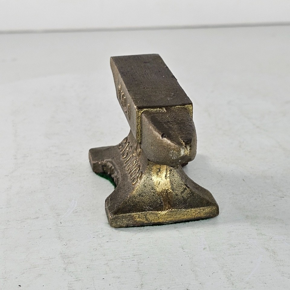 Miniature Antique Anvil Oklahoma Steel Castings Tulsa Advertising Sales ...