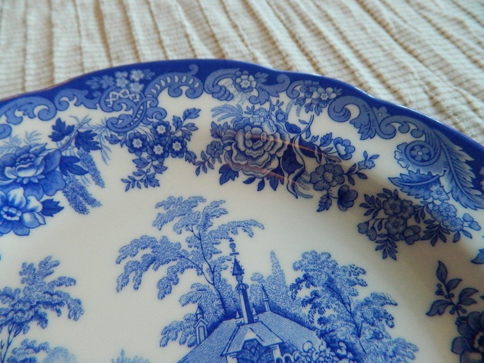 Spode China Blue Room Collection "The Tiger Gages" 10 1/2" Dinner Plate ...