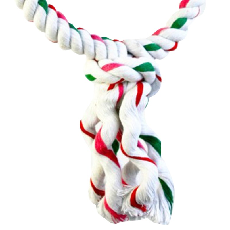 Pet Parrot Birds Cage Toy Cotton Rope Circle Ring Stand Chew Bite ...