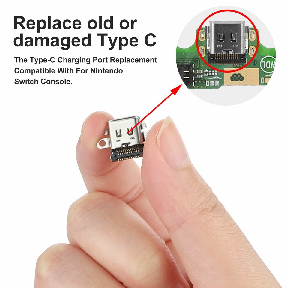 Type-C Charger Socket Charging Inteface Repair Tool Set For Nintendo ...