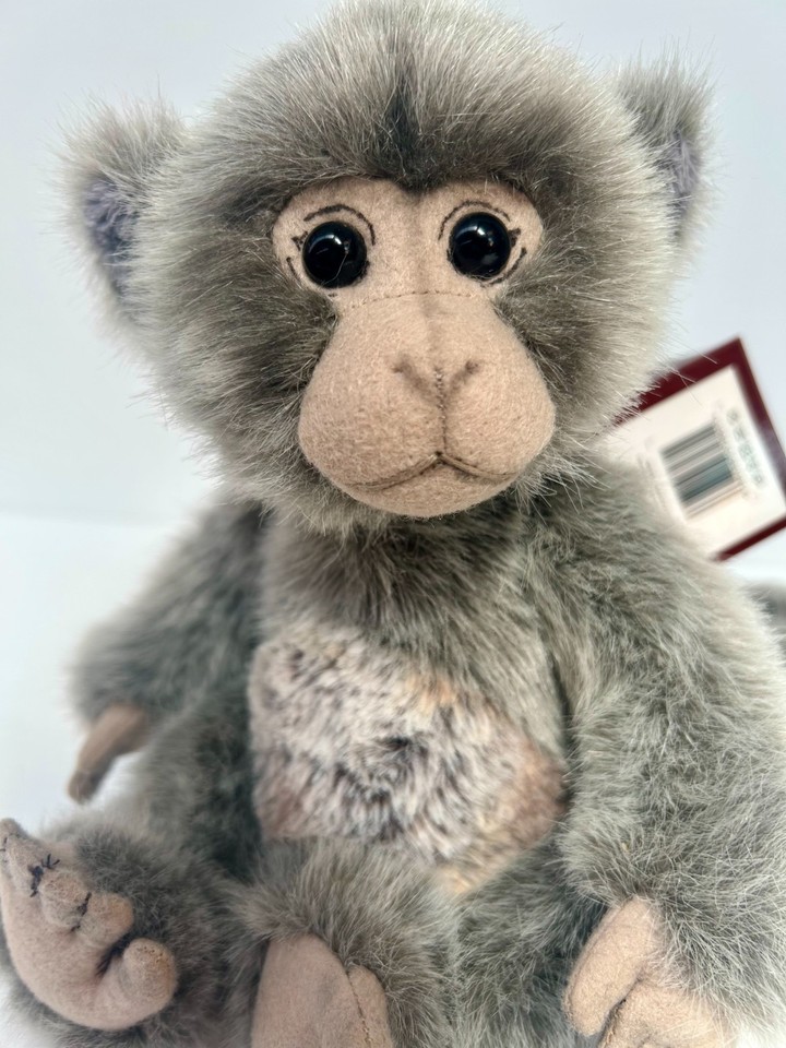 Vintage CHARLIE BEARS LAZLO monkey CB161656A plush bear retired 2016 ...