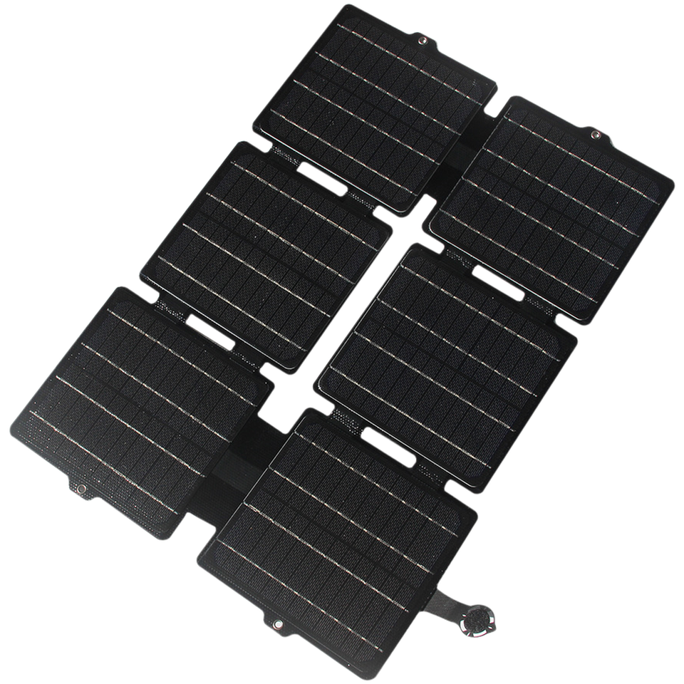 Foldable 30W ETFE Solar Charging Panel Compatible with For QC3.0 5V and ...