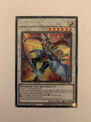 Tri-Edge Master BLMR-EN008 Secret Rare Yugioh Monstrous Revenge | eBay ...