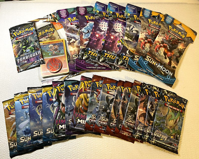 Pokémon Sun & Moon Old Booster Pack Lot of 24 Sealed | eBay