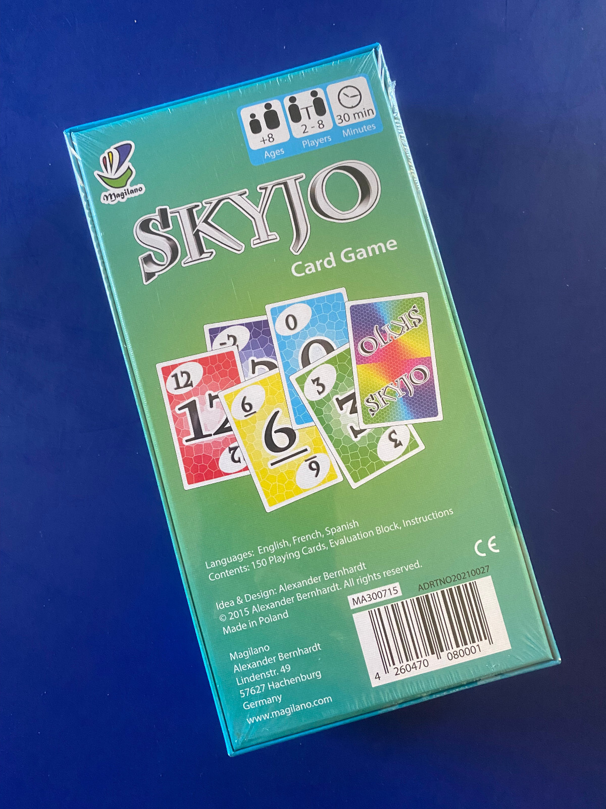 SKYJO by Magilano - The entertaining card game for kids and adults NEW ...