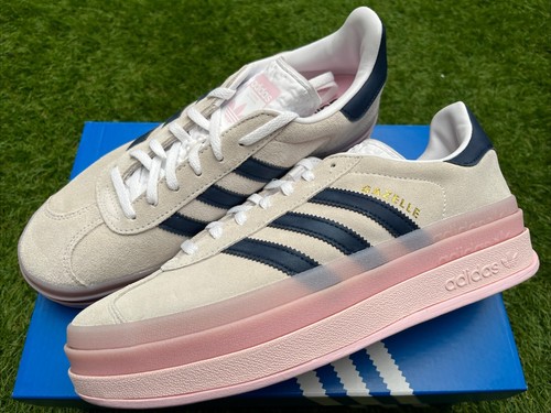 adidas Originals GAZELLE BOLD IE6508 White/Clear Pink/Night Indigo ...