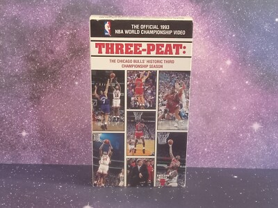 Chicago Bulls 1993 NBA Championship VHS Tape Three-Peat 92/93 Season ...