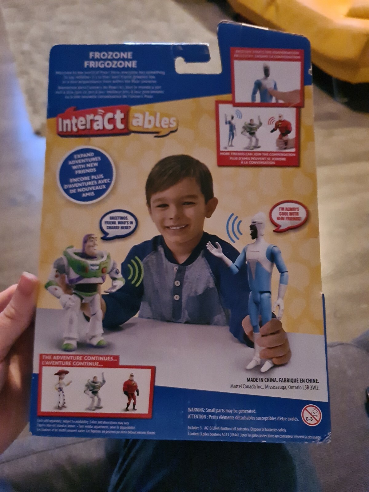 Disney Pixar Interactables The Incredibles - Frozone Talking Figure for ...