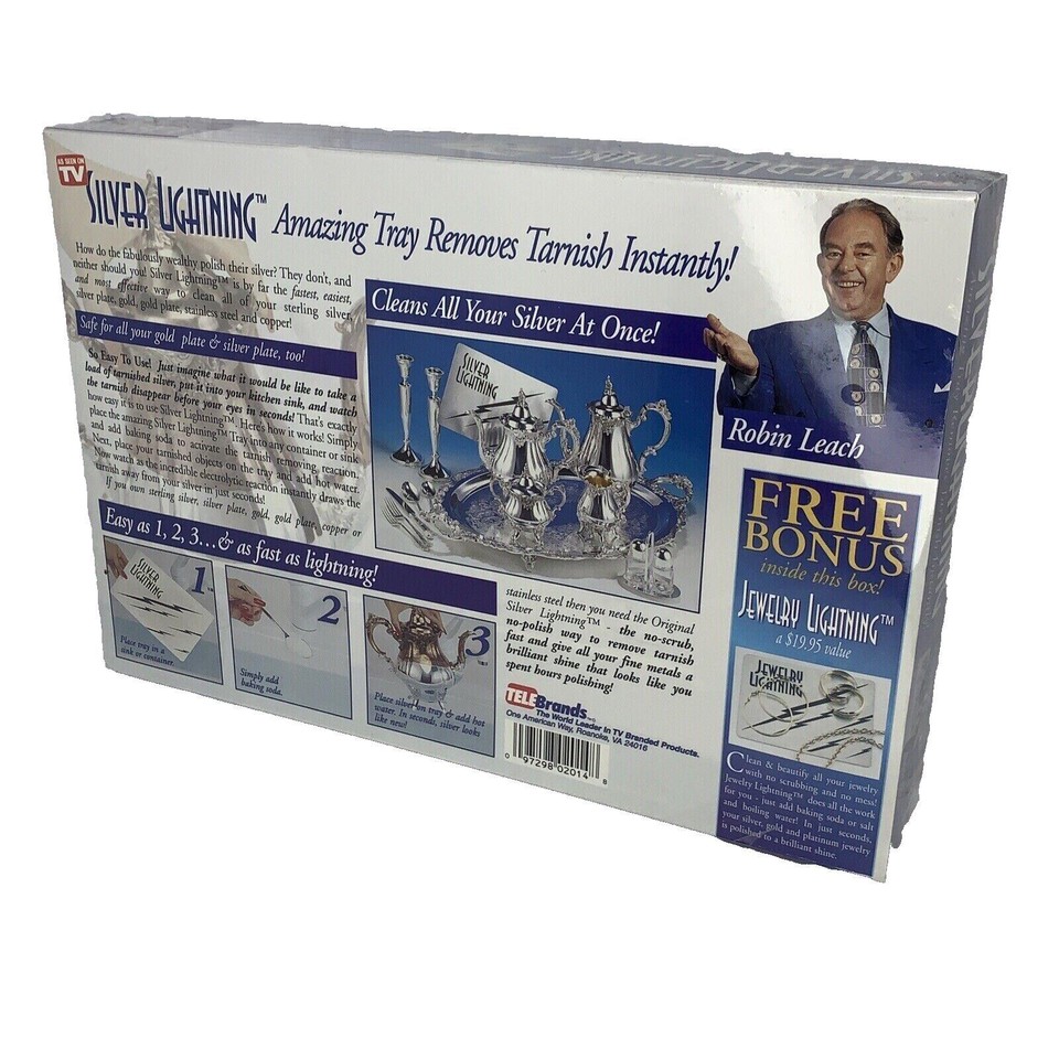 Silver Lightning Cleaner Tarnish Remover With Bonus Jewelry Lightning ...