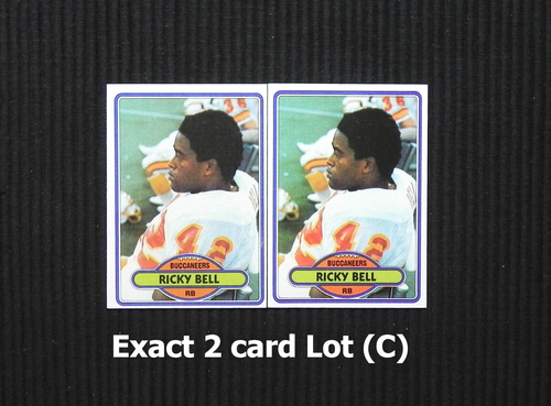 Ricky Bell 1980 Topps Exact 2 Card Lot (C) #s 81 | eBay