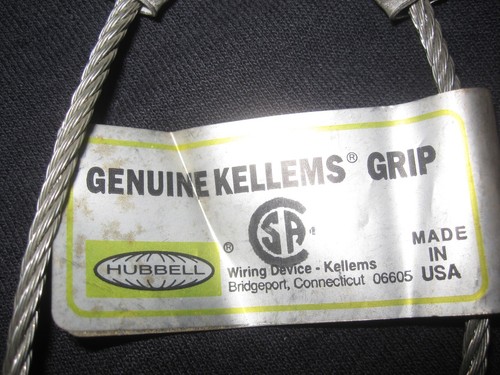 Kellems Grip 022-16-006 .52" - .62" grip range new part numer 02217006 ...