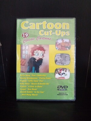 Cartoon Cut-Ups DVD 19 Cartoons Vintage Remastered ~ Trl8#92 | eBay