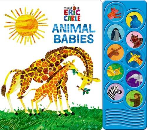 Eric Carle Animal Babies Listen And Learn Board Book (World of - VERY ...