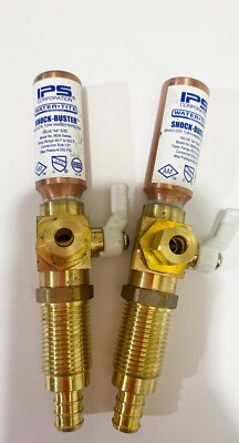 IPS SHOCK-BUSTER 1/2 Valve size "AA" 8836 Series Brass Compression PEX ...