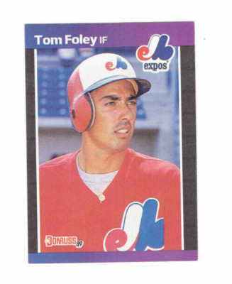 Tom Foley Montreal Expos IF #342 Donruss 1989 #Baseball Card | eBay