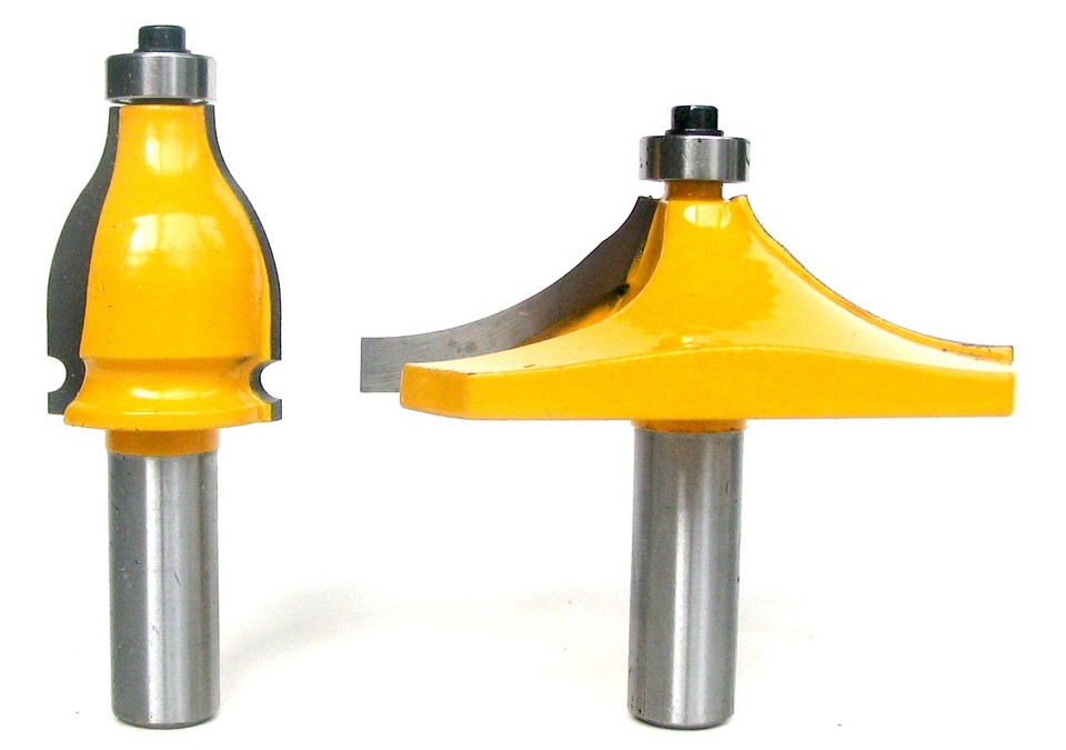 2 pc 1/2" Shank Handrail and Table Edge Router Bit Set S | eBay