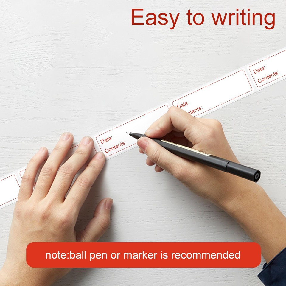 300 Removable Freezer Labels 1x3 Inch Food Storage Stickers No Residue ...