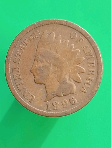 1896 Indian Head Penny One 1 Cent Coin 1c Philadelphia Free Shipping ...