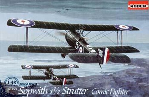 Roden Sopwith 1 1/2 Strutter Comic Fighter - Plastic Model Airplane Kit ...