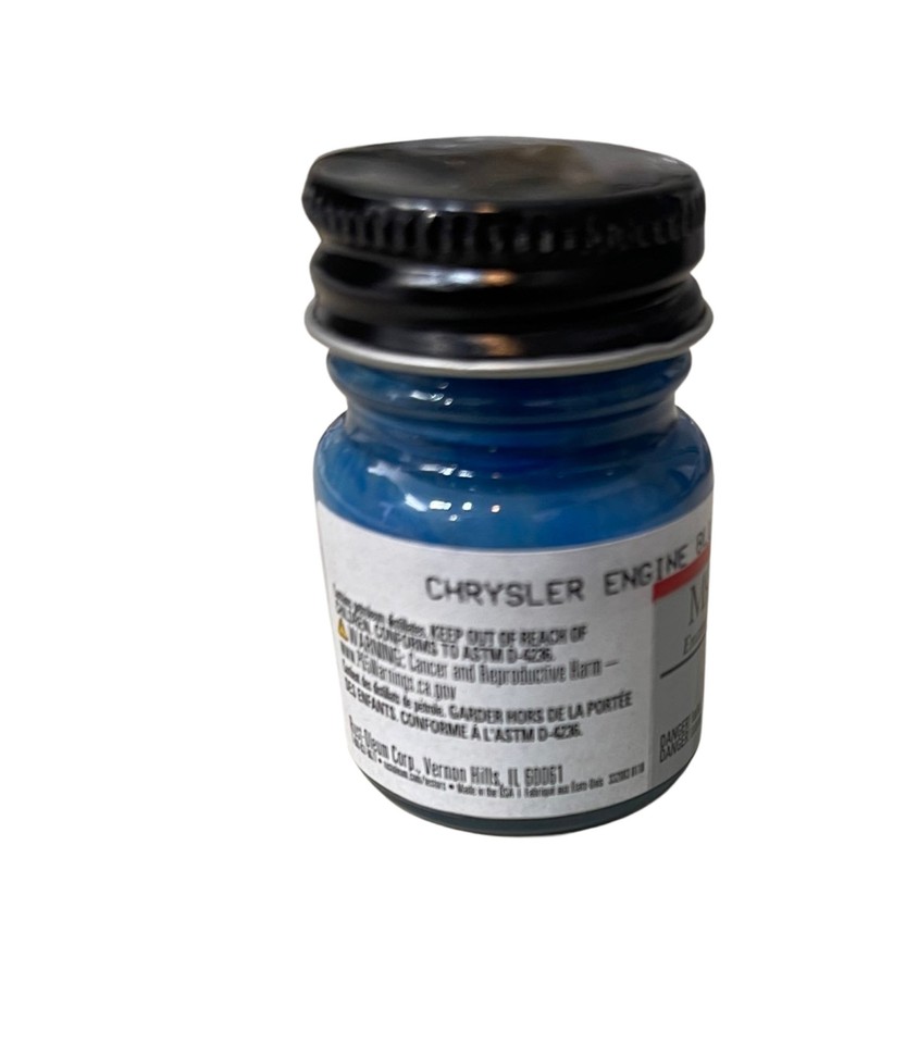 New TESTORS Model Master Chrysler Engine Blue, 2730, Enamel, 0.5 fl oz ...