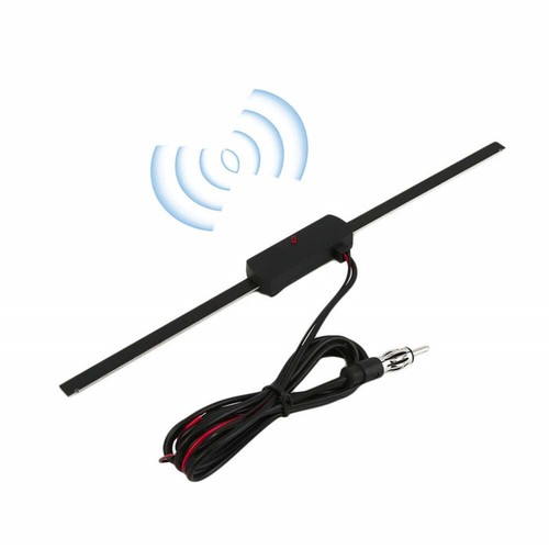 Powerfull Universal Car Amplified Antenna AM/FM Radio Ariel 12V ...