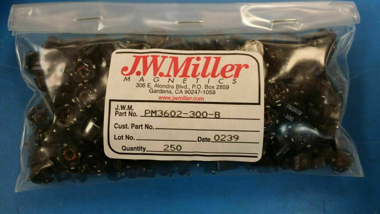 (10 PCS) PM3602-300 JW MILLER 2 ELEMENT 300uH COMMON MODE CHOKE ...