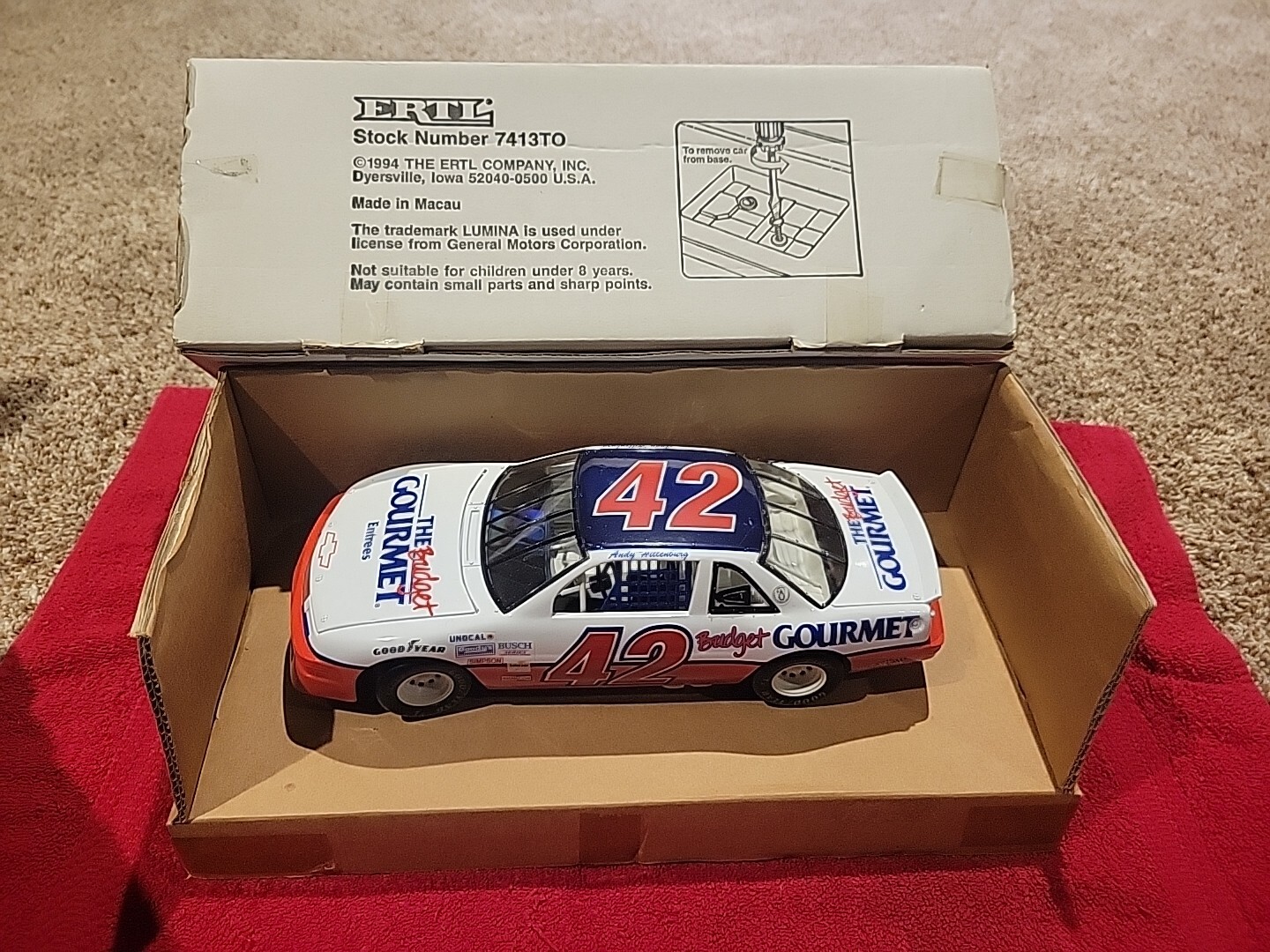 ERTL 1/18 Scale Diecast 7413TO - Chevrolet Nascar #42 Andy Hillenburg ...